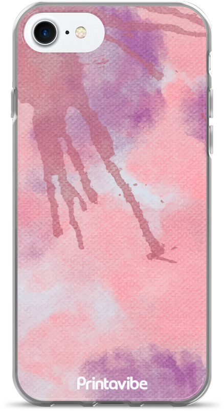 Download Pink Watercolour Iphone Case - Mobile Phone PNG Image with No ...