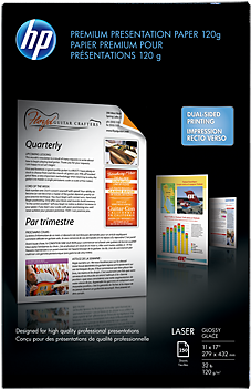Download Hp Premium Glossy Presentation Paper 120 Gsm-250 Sht/tabloid ...