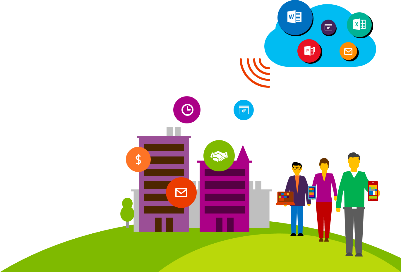 Download Workplace Productivity Office 365 PNG Image with No Background ...