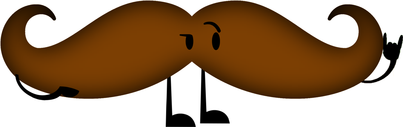 Download Mustache Pose - Wikia PNG Image with No Background - PNGkey.com