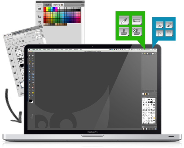 Download Photoshop Features - Gimpshop PNG Image with No Background ...