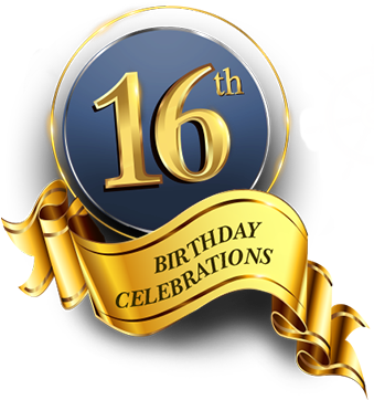 Download 16th Birthday Text Png PNG Image with No Background - PNGkey.com