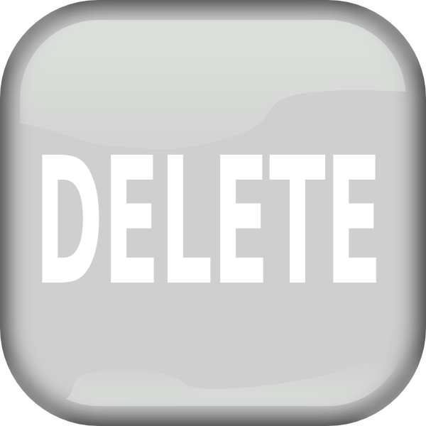 Download Gray Delete Square Button Svg Clip Arts 600 X 600 Px PNG Image ...
