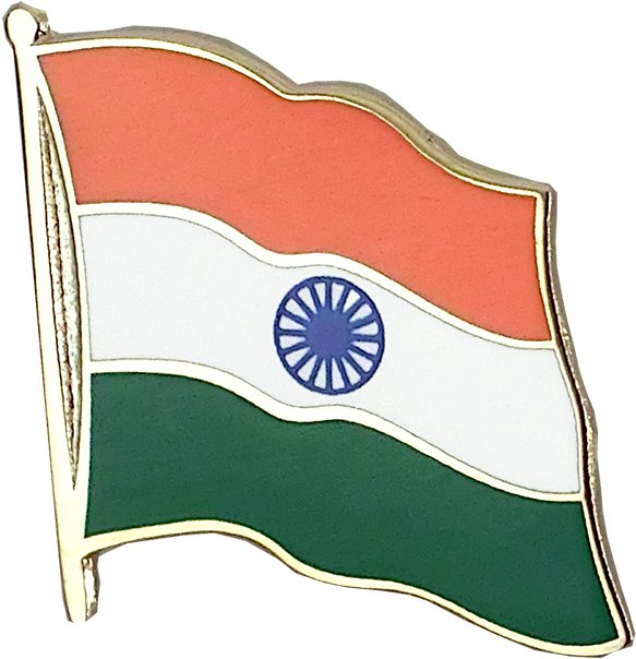 Flag Lapel Pin - India - Flag Lapel Pin - Free Transparent PNG Download ...