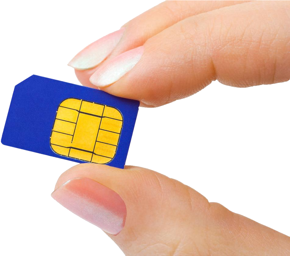 Download Sim Cards On Hand Png Image - Ethio Telecom Sim Card PNG Image ...