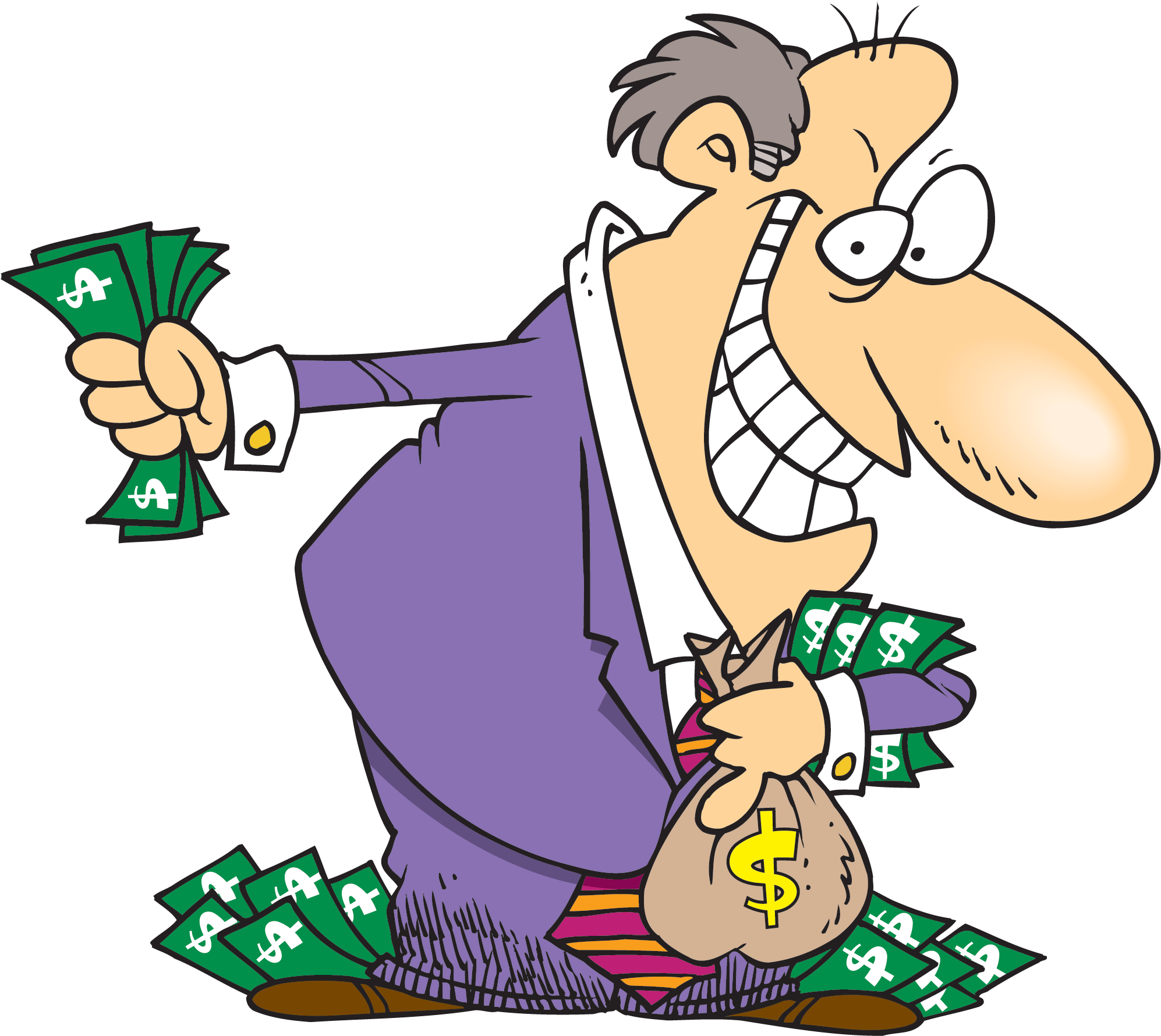 Download Royalty-free Clip Art - Rich Man Cartoon Png PNG Image with No ...