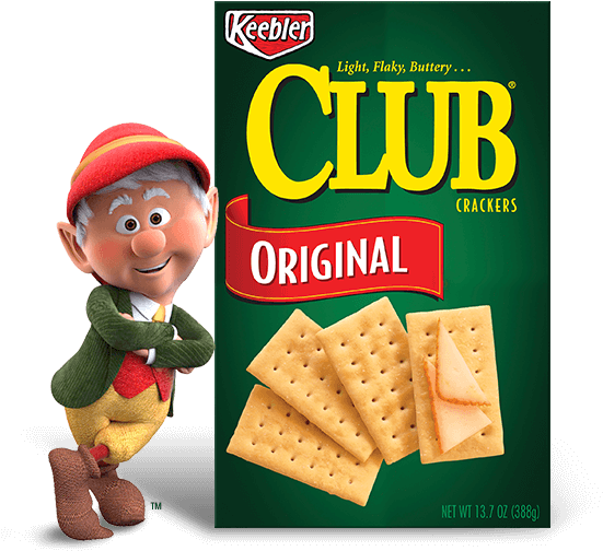 Download A Buttery Classic On Their Own - Keebler Club Crackers PNG ...