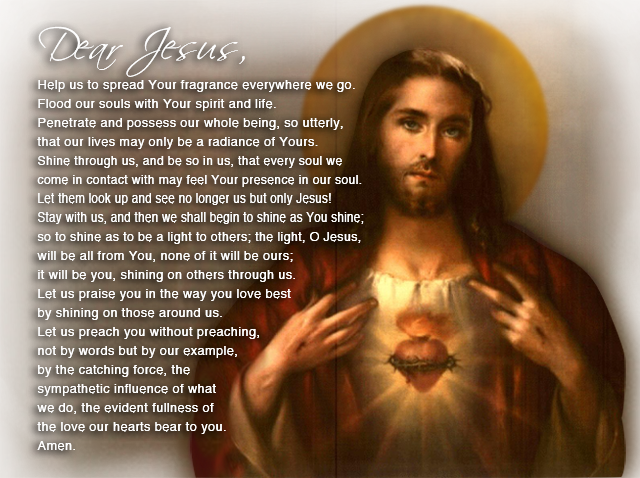 Download Radiating Christ - Jesus Images With Prayer PNG Image with No ...