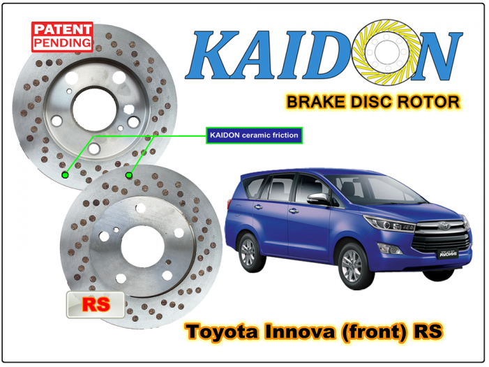 Toyota Innova Kijang Disc Brake Rotor Kaidon Type "rs" - Disc Brake ...