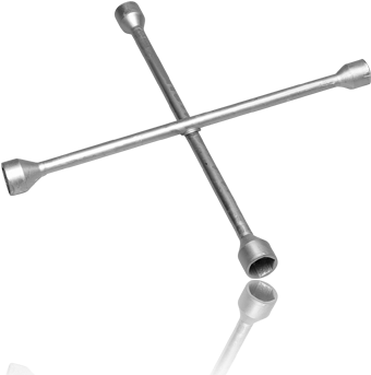 Download 4-way Wheel Spanner - 4 Way Spanner PNG Image with No ...