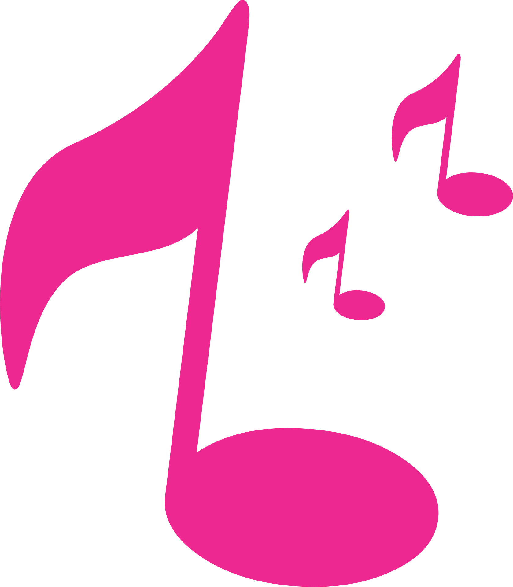 Download Pink Music Note Png - Pink Music Note Clipart PNG Image with ...