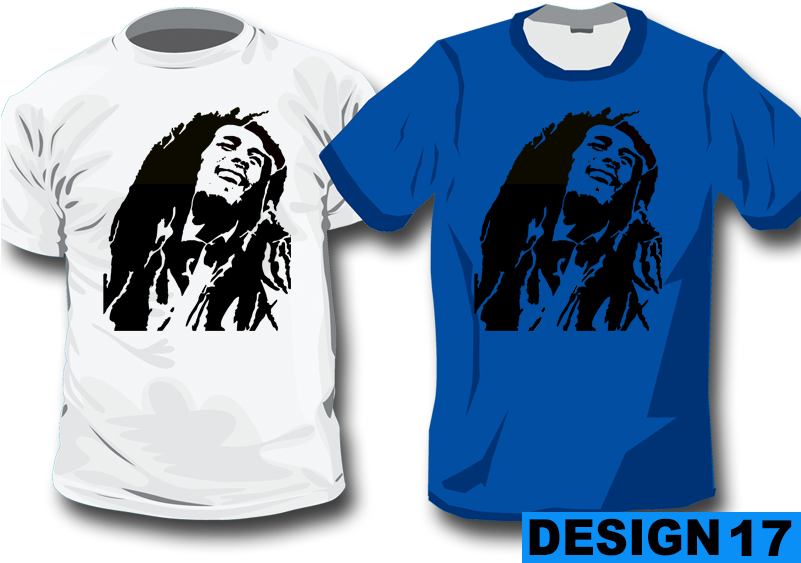 Download Custom Designed Full Color T-shirt - Personalized Reggae Bob ...