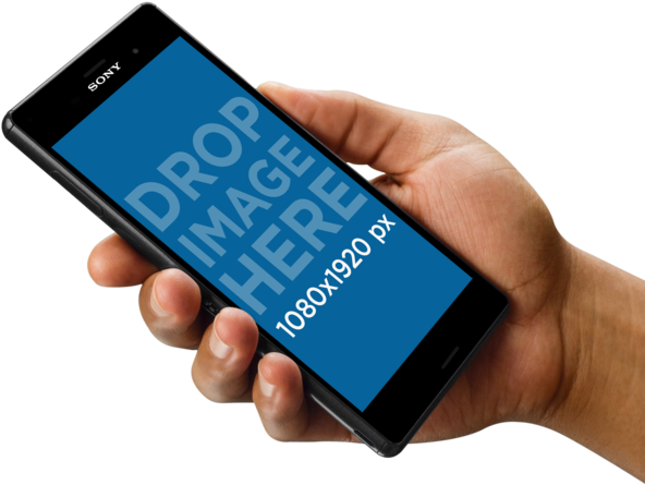 Download Free Hand Holding Android Phone Mockup PNG Image with No ...