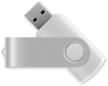 Download Side 2 Preview - White Flash Drive Png PNG Image with No ...
