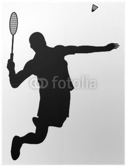 Download Badminton Jump Smash Vector Free PNG Image with No Background ...