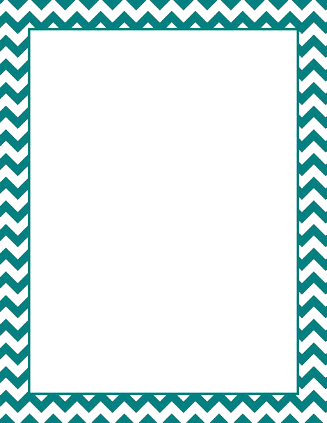 Download Teal Border Frame Png File - Green Chevron Page Border PNG ...