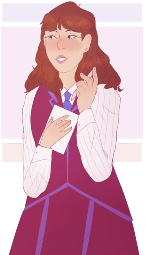 Intelligent Girl Cartoon