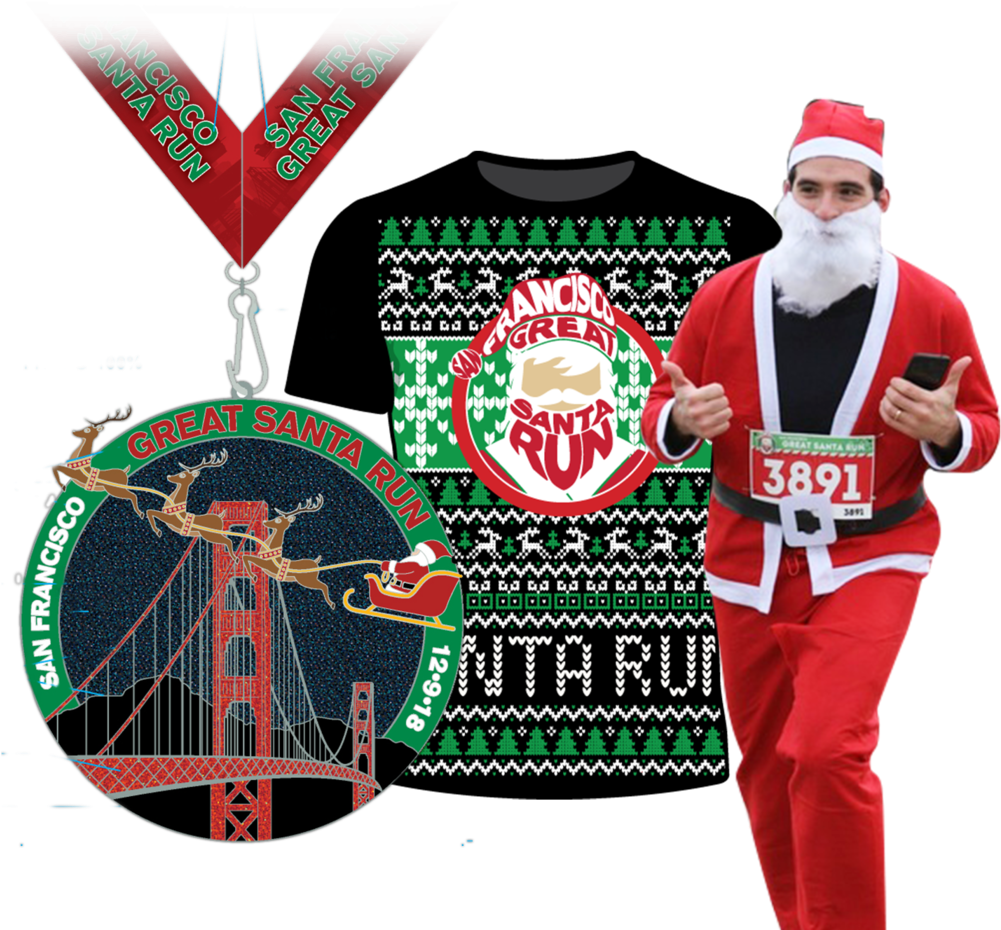 Download Santa Run Swag PNG Image with No Background - PNGkey.com