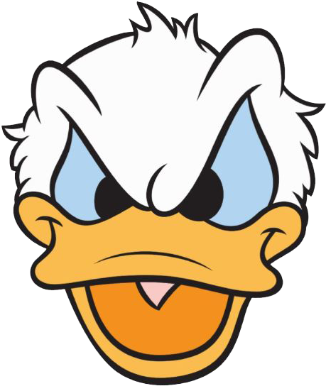 Download Donald Duck Clipart Mad - Donald Duck Angry Face PNG Image ...