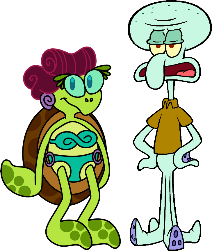 Download Ridley And Squidward - Cartoon PNG Image with No Background ...