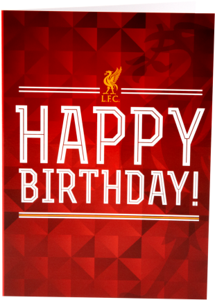 Lfc Happy Birthday Card - Liverpool Happy Birthday - Free Transparent ...
