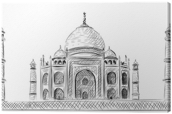 Vector World Famous Landmark Collection - Taj Mahal - Free Transparent ...