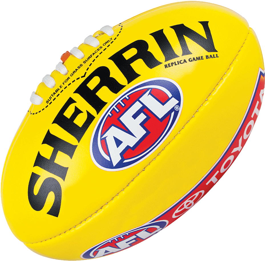 Download Previous Sherrin Official Afl Replica Game Football Pvc Mini Png Image With No