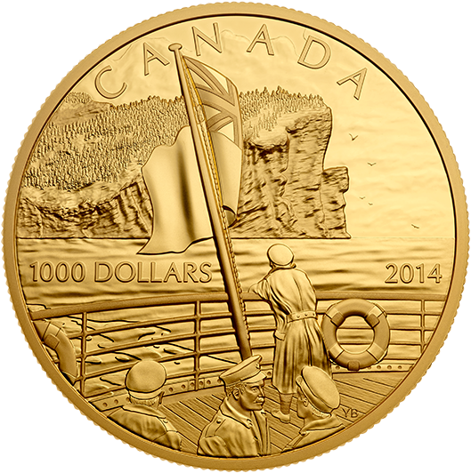 Download Pure Gold Coin - 1 Oz Gold Canadian Coin PNG Image with No ...