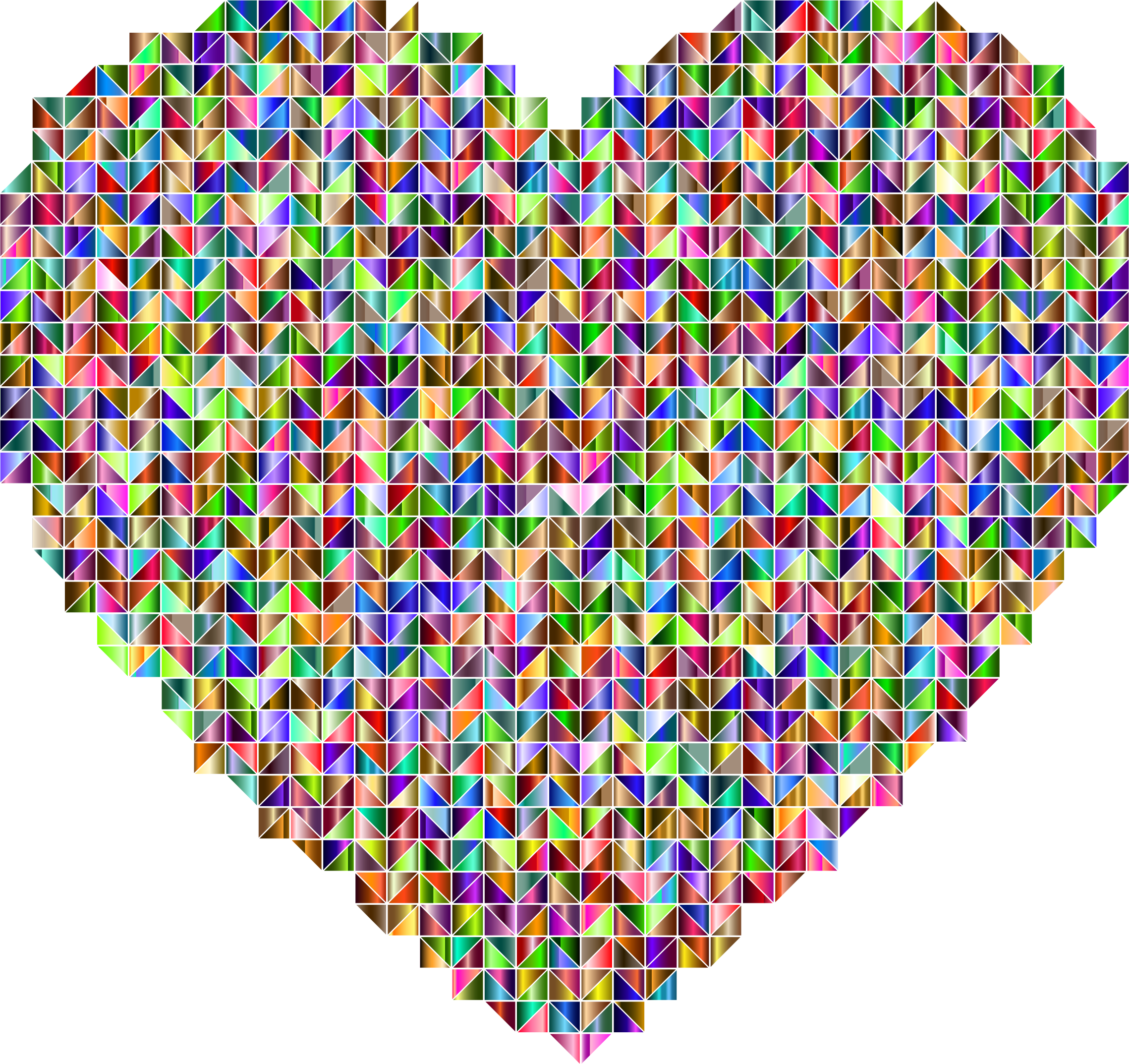 Download This Free Icons Png Design Of Prismatic Heart Triangular PNG ...