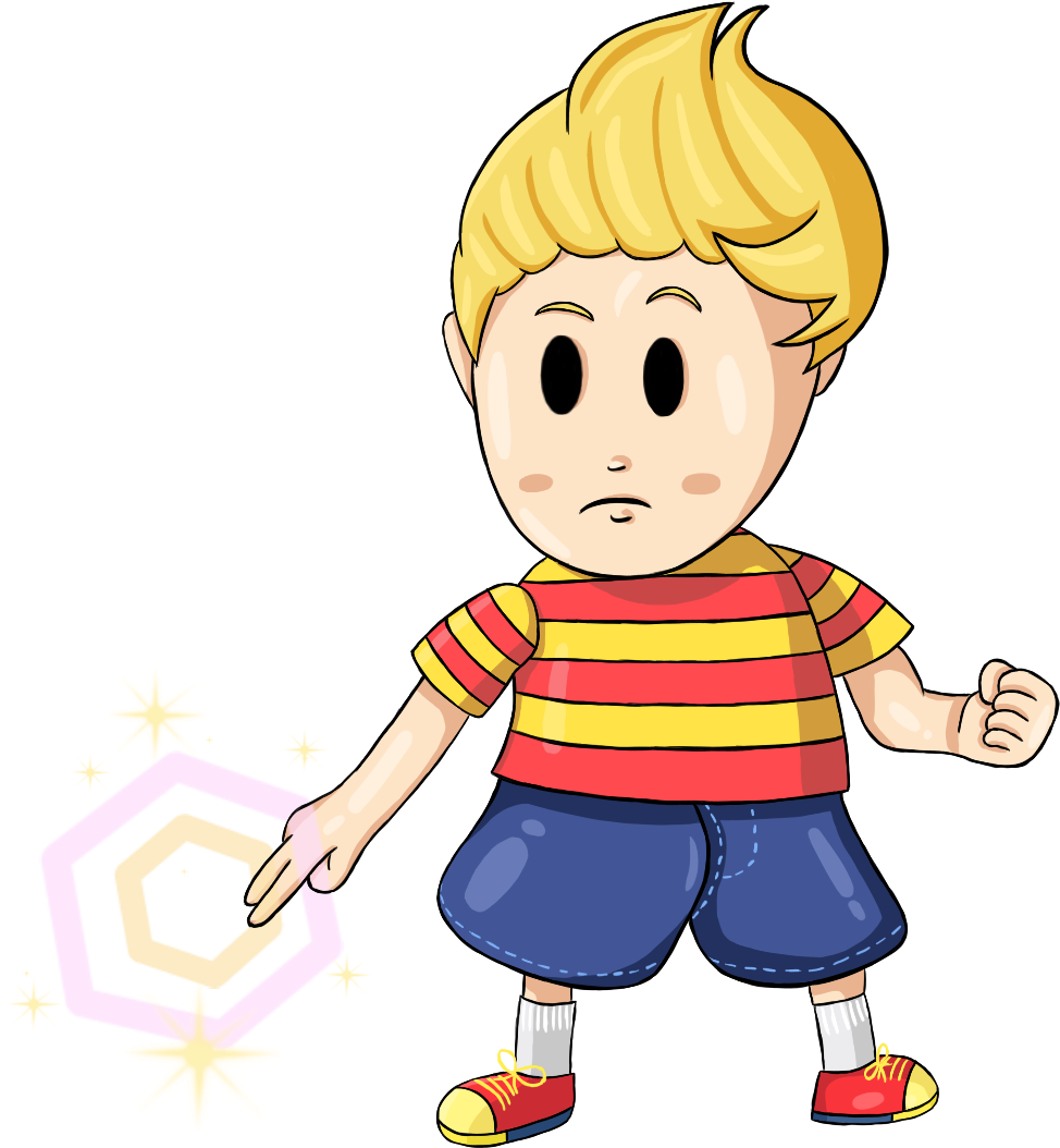 Download My Newly Created Lucas Png Smash Bros Character - Cartoon PNG ...