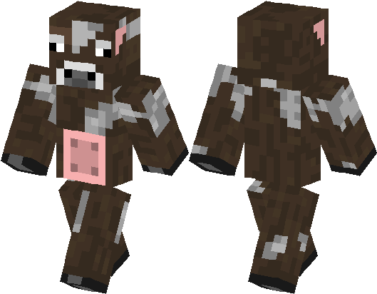 Minecraft Rainbow Cow Skin