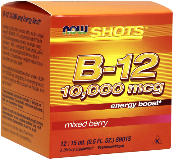 Download Vitamin B-12 10,000 Mcg Shots - Now Shots B12 PNG Image with ...