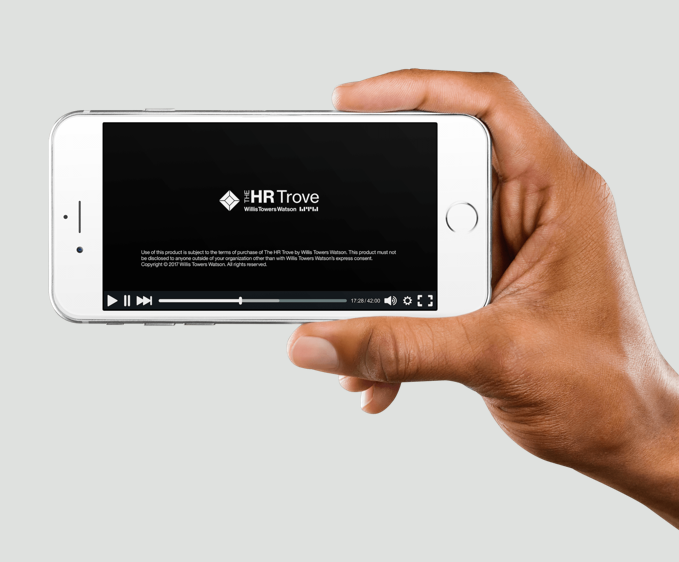 Download The Hr Trove Logo And Notice Shown On Iphone - Iphone PNG Image with No Background ...