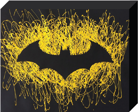 Batman Splatter Art