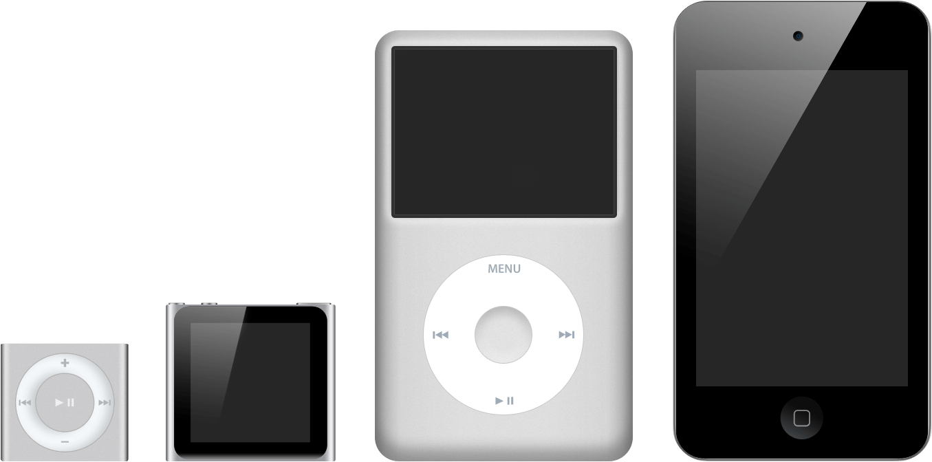 Download Share - Ipod Family PNG Image with No Background - PNGkey.com