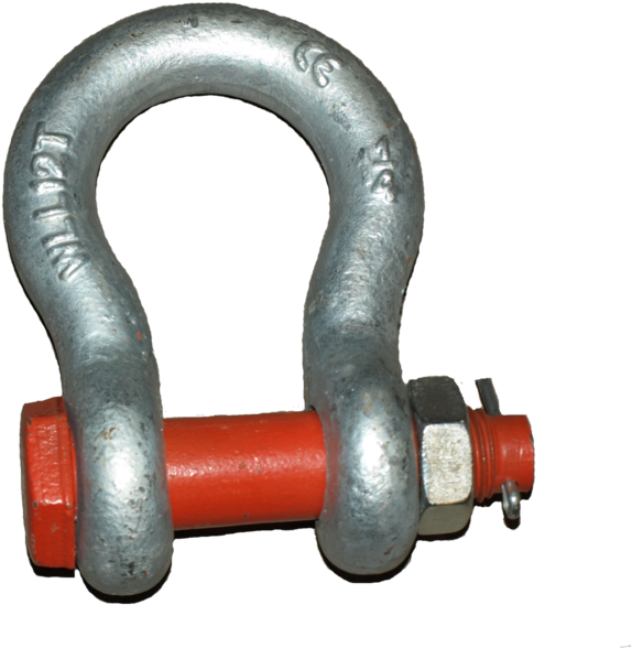 Safety Anchor Shackle Galvanized - Shackle - Free Transparent PNG ...