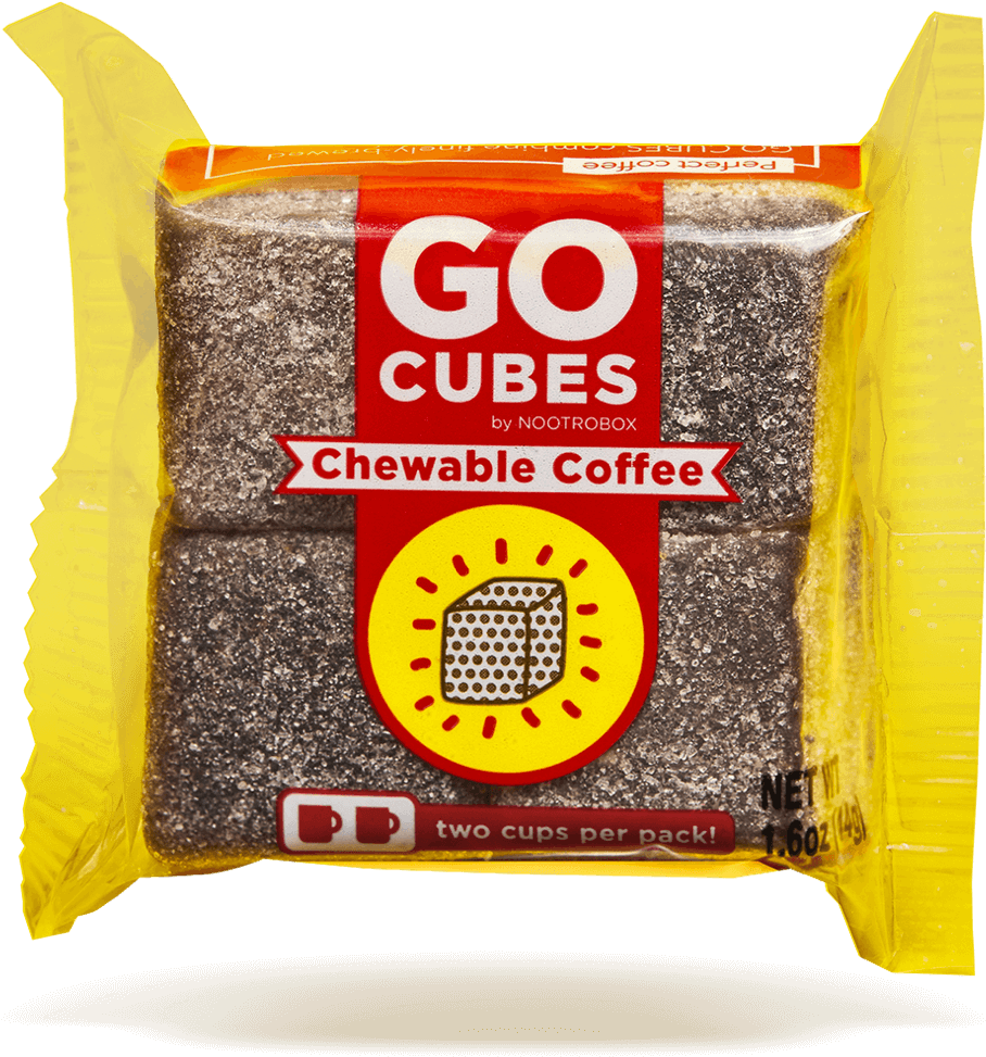Download Go Cubes Chewable Coffee - Go Cubes PNG Image with No ...