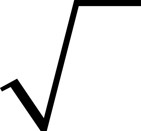 Download Small - Square Root Clip Art PNG Image with No Background ...