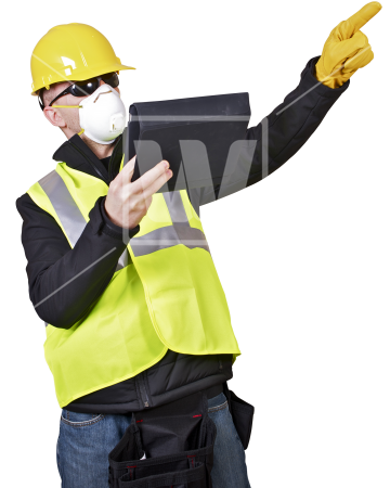 Download Png Contractor With Tablet - Photograph PNG Image with No ...