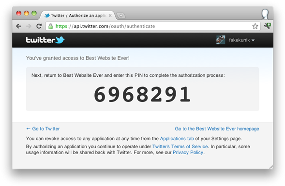 Download Twitter Pin - Access Denied Web Page Template PNG Image with ...