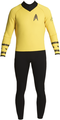 Download “star Trek” Wet Suits Available - Star Trek Yellow Suit PNG ...