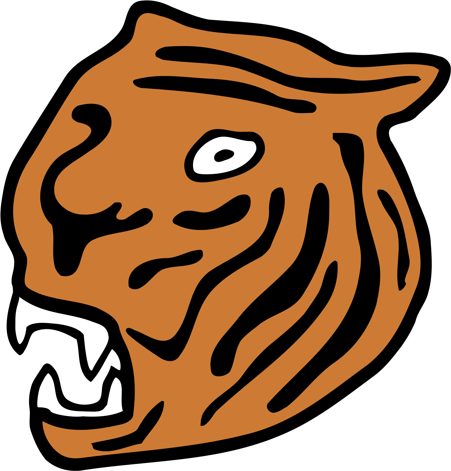 Tigers Logo Png Transparent - Vector Graphics - Free Transparent PNG ...