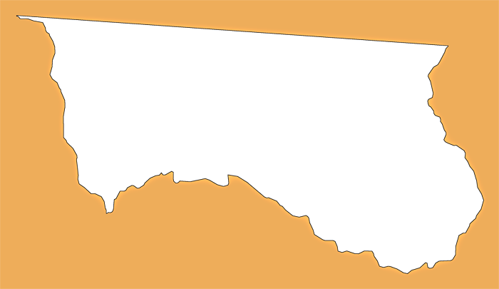 Download A Plain Frame Map Of Hamilton - Slope PNG Image with No ...