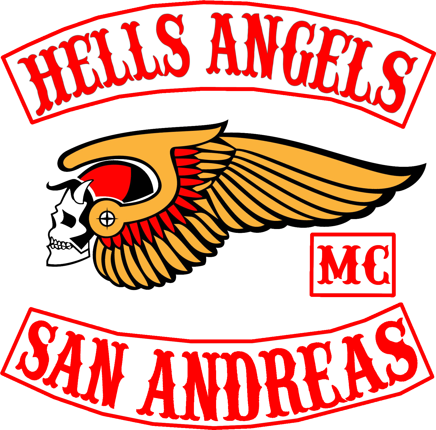 Download Hells Angels Logo - Hells Angels Mc San Andreas PNG Image with ...