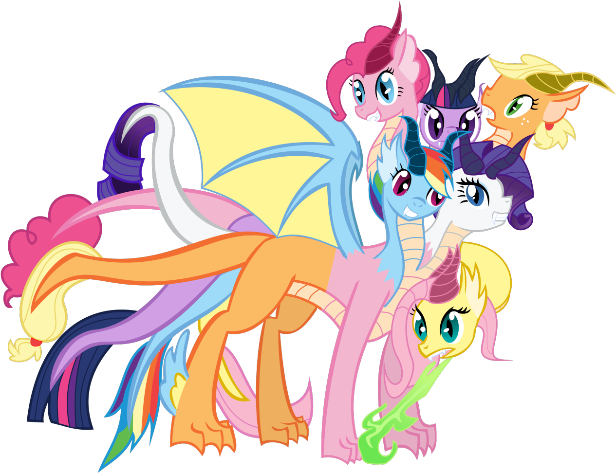 Download Appleflaritwidashpie, Applejack, Ask Hydra Mane 6, - Hydra ...