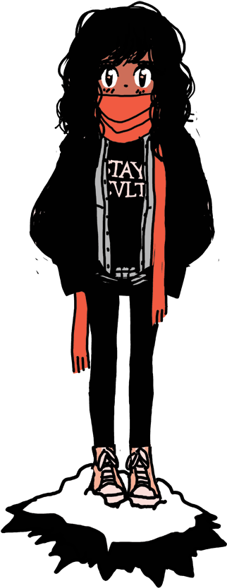 Download Seconds Tumblr Promo Unknown Female Character Layered - Art ...