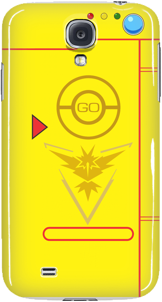 Download Pokemon Go Phone Case - Pokepress Stickers 2 X Yellow Team ...