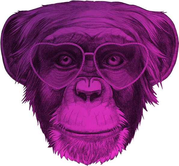 Download Ape Thinker's Clients Background - Art Print: Victoria Novak's ...