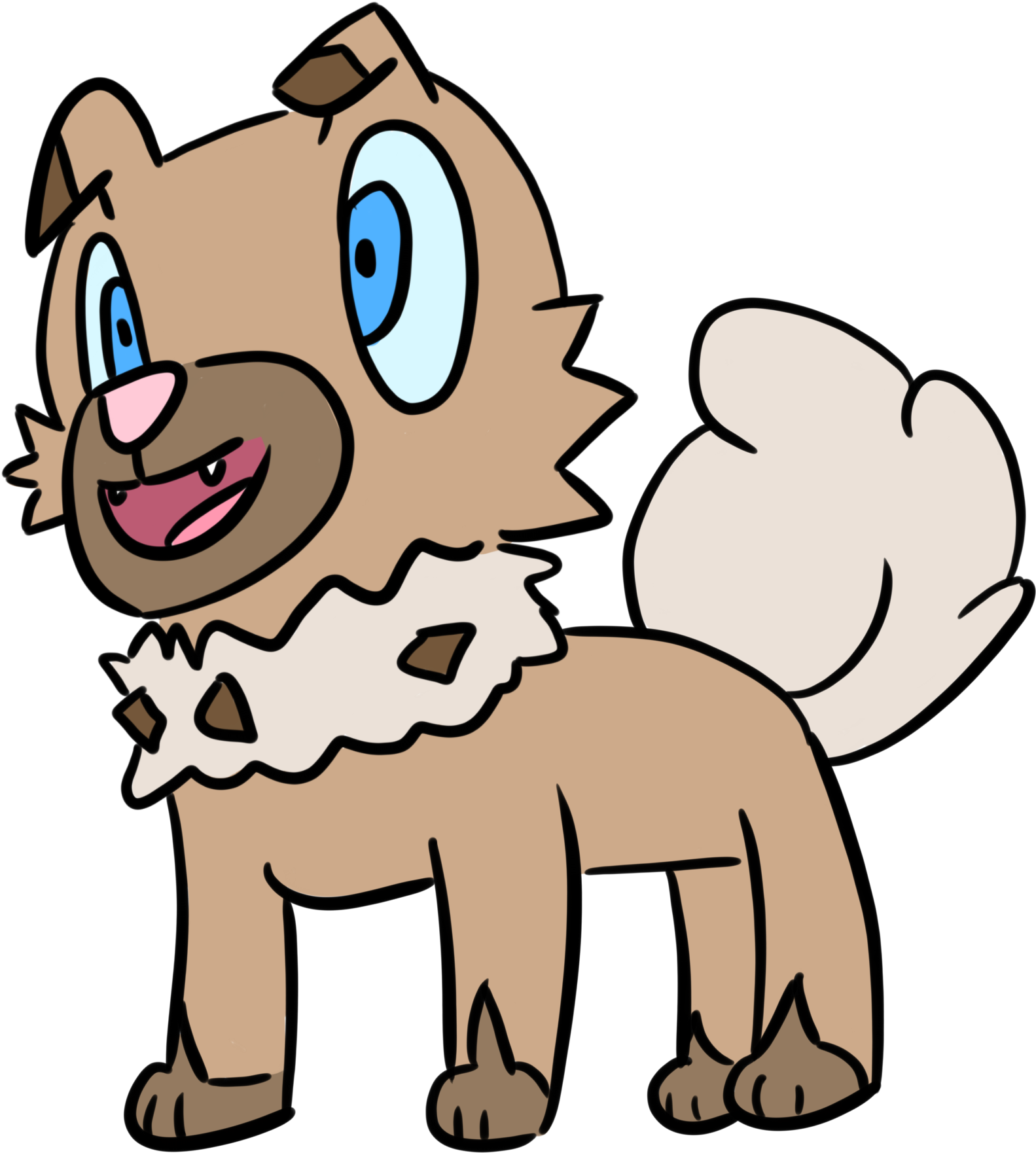 Download View Rockruff , - Cartoon PNG Image with No Background ...