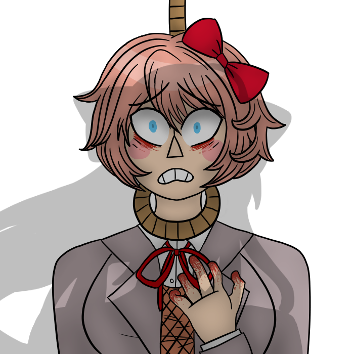 Doki Doki Spoilers Doki Doki Literature Club Sayori - Cartoon - Free ...